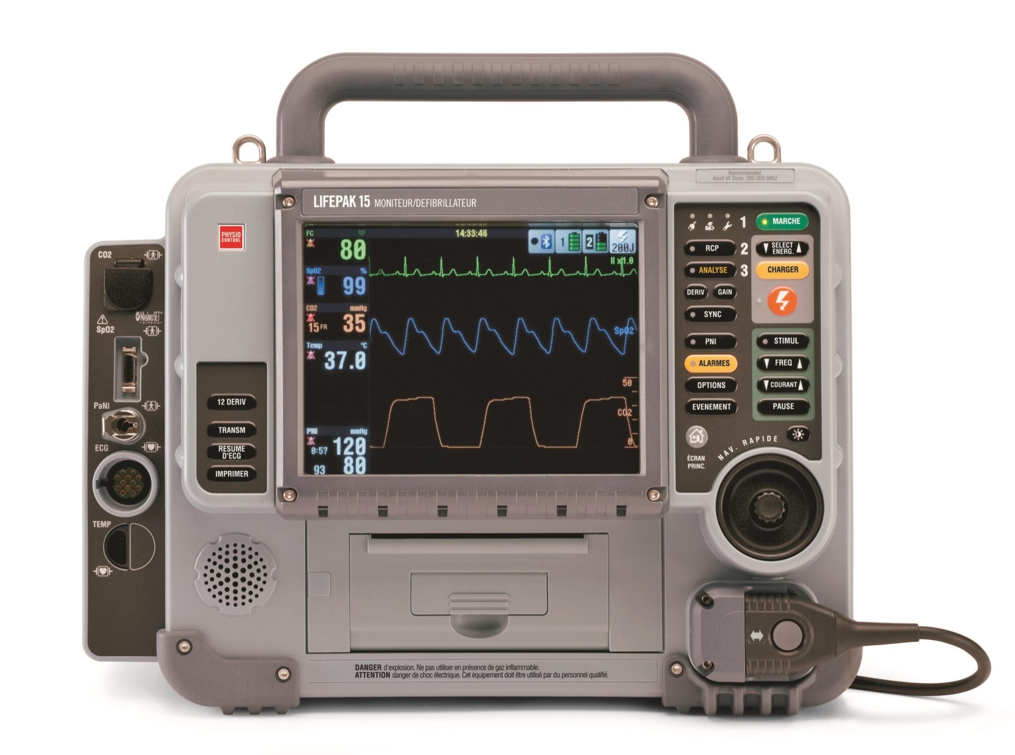 Defibrillator/monitor LIFEPAK 15 - Cardio Choc